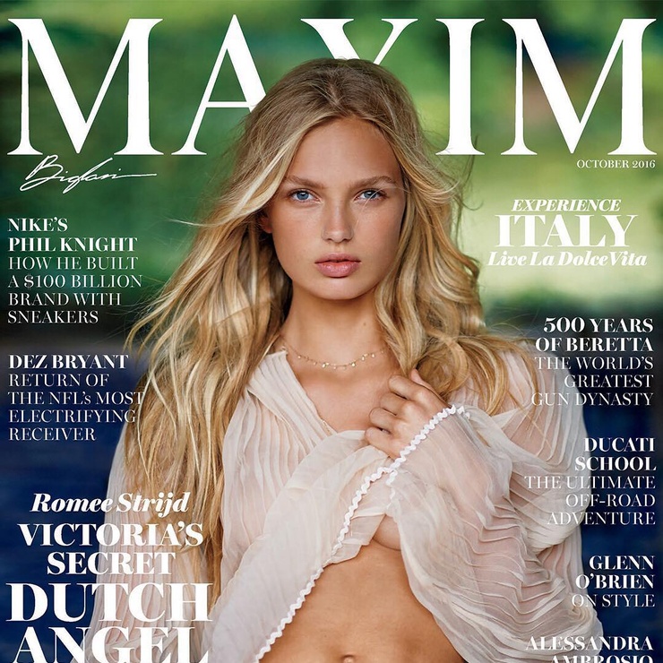 Romee Strijd Maxim October 2016 List