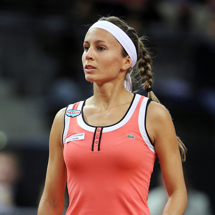 Most Beautiful Tennis Players Camila Giorgi Semifinali Linz | Camila
